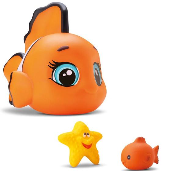 Brinquedo de Banho Peixe Palhaço Baby Fish Bee Toys 0696 24M ...