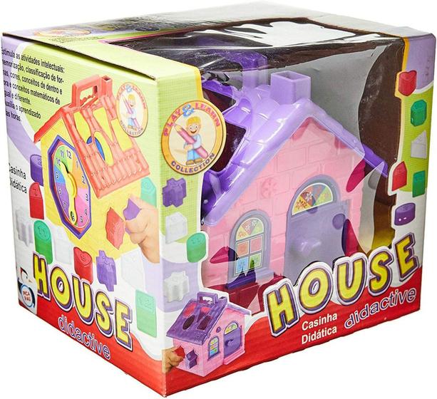 Brinquedo House Didactive - Casinha Didática Com 13 Pçs - Pica Pau ...