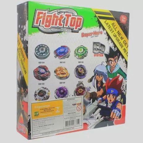 Brinquedo Infantil Beyblade Metal com Sistema 5D Fight Top - Battle Top ...