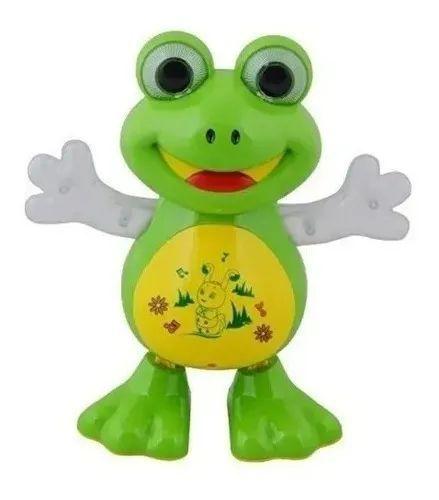 Brinquedo Infantil Boneco Musical Sapo Dançante Movimentos Luzes E Sons ...