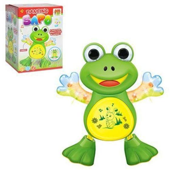 Brinquedo Infantil Boneco Sapo Dançarino com Som e Luz - Toy King ...
