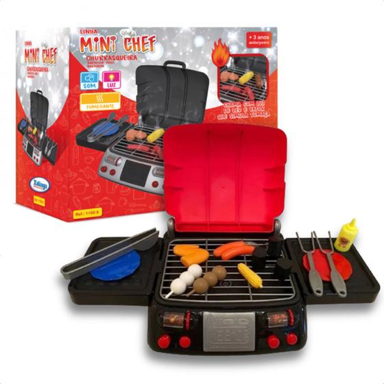 Brinquedo Infantil Churrasqueira Infantil Mini Chef Faz de Conta ...