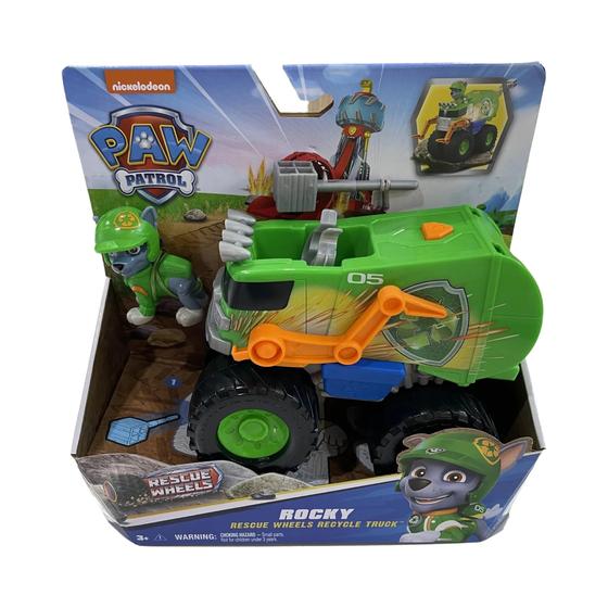 Brinquedo Infantil PAW Patrol Rescue Wheels Veículo Com Figuras De Ação ...