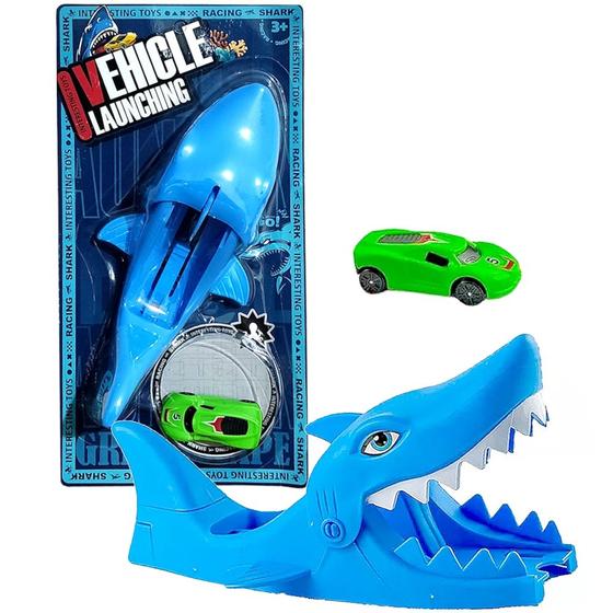 Brinquedo Infantil Super Tubarão Lança Carrinho Shark Wheels - Goal ...