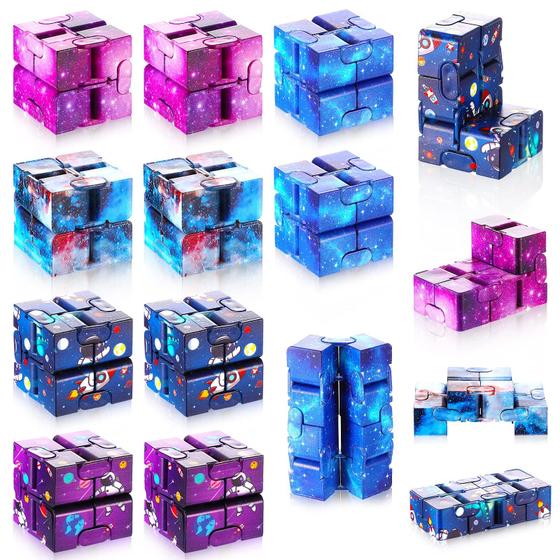 Brinquedo Infinity Cube Zhanmai Galaxy Space Astronaut - Pacote com 20 ...