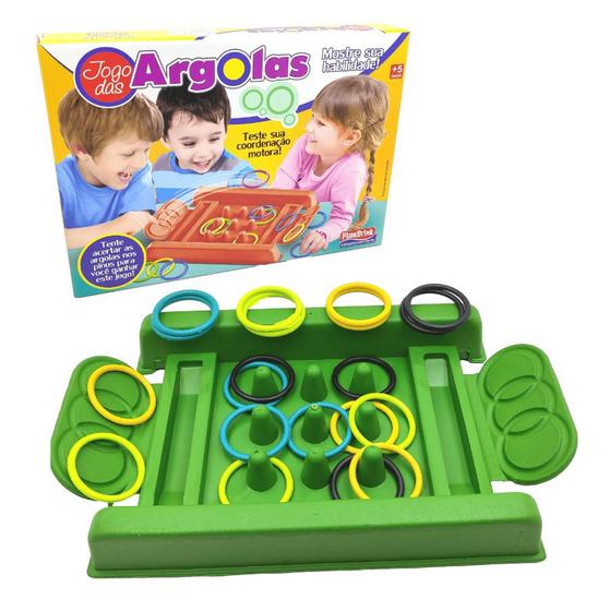 Brinquedo Jogo das Argolas Diversão Crianças Mostre Sua Habilidade ...