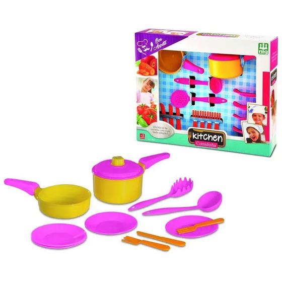Brinquedo Kit Cozinha Comidinha Nig Brinquedos - 0621 - Cozinha ...