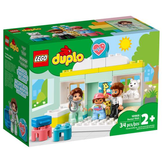 Brinquedo LEGO Duplo Visita ao Médico Blocos de Montar Infantil Criança ...