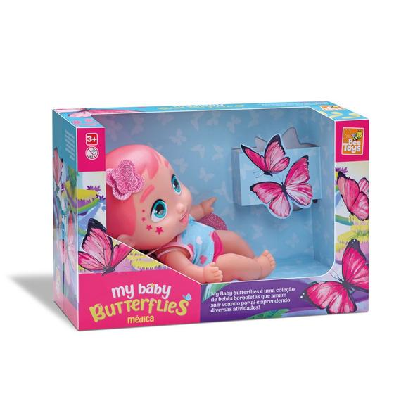 Brinquedo Meninas Boneca My Baby Butterflies Infantil - Bee Toys ...