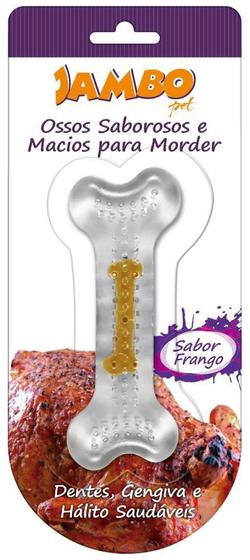 Brinquedo Mordedor Osso Para Cães Silicone Boninho Grande - Jambo Pet ...