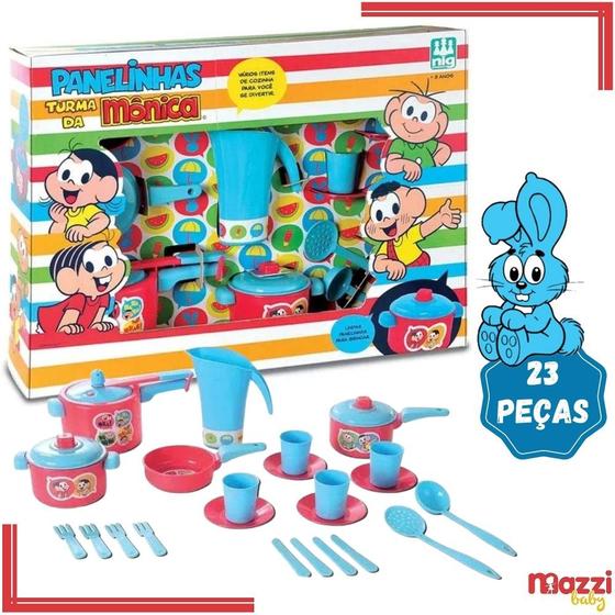Brinquedo Panelinhas Infantil Turma Da Mônica Cozinha Menina - NIG - Cozinha Infantil / de ...
