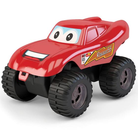 Brinquedo Plástico Carro Carrinho Racer 55 Vermelho Dismat - Carrinho ...