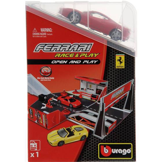 Brinquedo Playset Colecionável Ferrari Race E Play - Com Carrinho ...