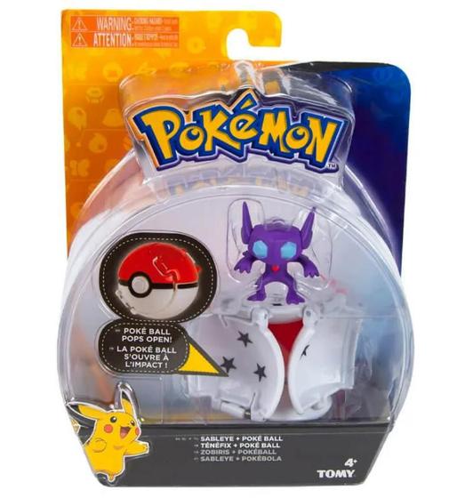 Brinquedo Pokemon - Pokebola + Pokemon - Vários Modelos - Tomy - Deck ...