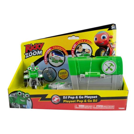 Brinquedo Ricky Zoom - Lançador Playset Pop & Go DJ - Sunny - Rick Zoom ...
