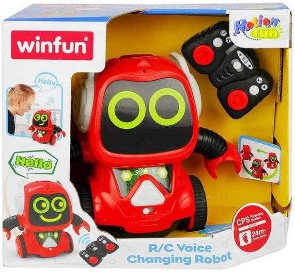 Brinquedo Robô Robozinho Interativo Bilíngue Winfun original - Robô ...