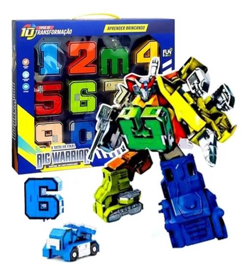 Brinquedo Super Transformer Aprendendo Números Brincando Educativo ...