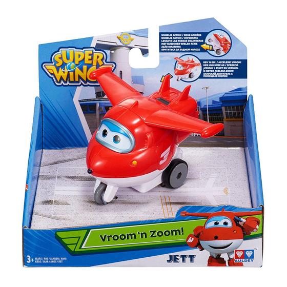 Brinquedo Super Wings Vroom N Zoom Aviao Jett Fun 80140 - Aviões e ...
