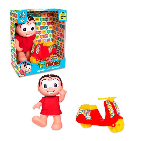 Brinquedo Turma Da Mônica Moto Scooter Mini Mônica Infantil - Samba ...