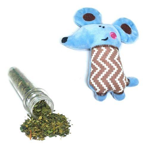 Brinquedos Para Gatos Ratinho E Catnip Erva Do Gato - PET L ...
