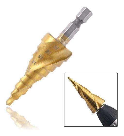 Broca Escalonada De 4 À 20 Mm Hss Espiral Profissional Mtx - Broca ...