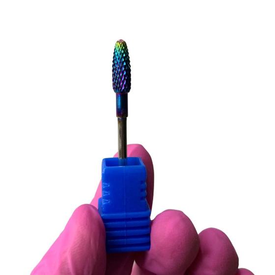 Broca Tungstênio Colorido Chama Fina para alongamento de unhas - Helen ...