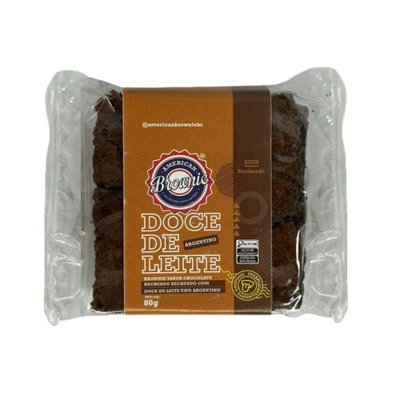 Brownie Sabor Chocolate Recheado Com Doce De Leite Argentino 14 ...