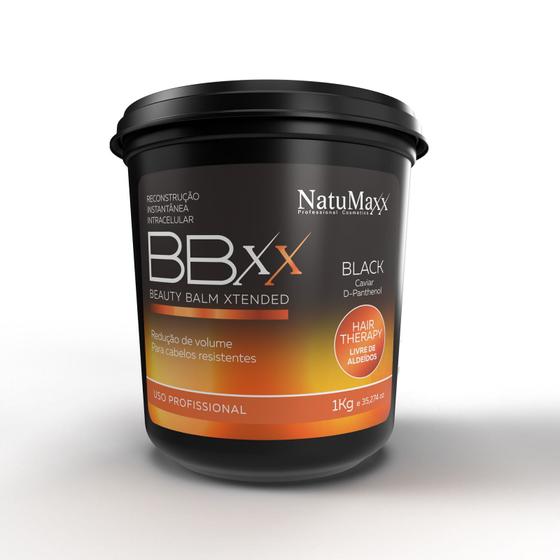 BTX BBXX Beauty Balm Xtended Black NatuMaxx 1kg - Máscara Capilar ...