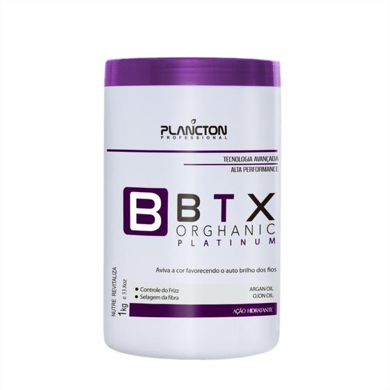 BTX Orghanic Platinum Blond - Realinhamento de Forma Plancton Argan Oil ...