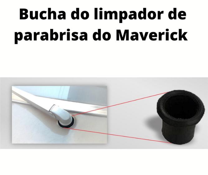 Bucha Borracha Limpador Parabrisa Maverick Ford Gt 302 V6 V8 Ldo Super ...