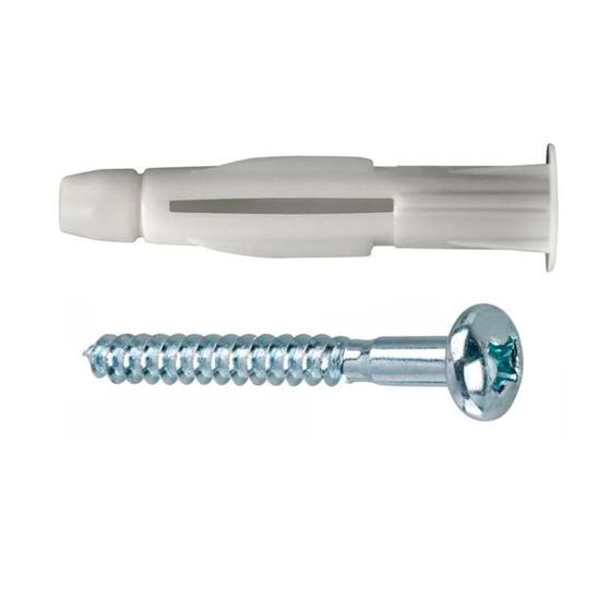 Bucha com Parafuso de Cabeça Panela para Drywall 8mm com 2 Peças ...