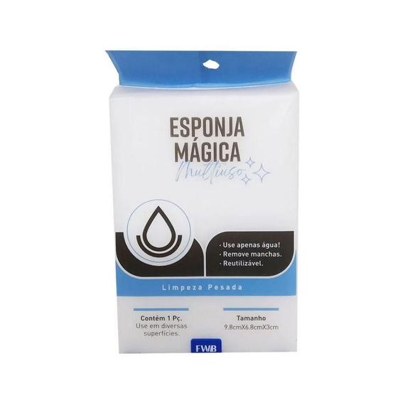 Bucha Esponja Magica Limpeza Profunda Remove Kit Com 3 - FWB - Aparelho ...