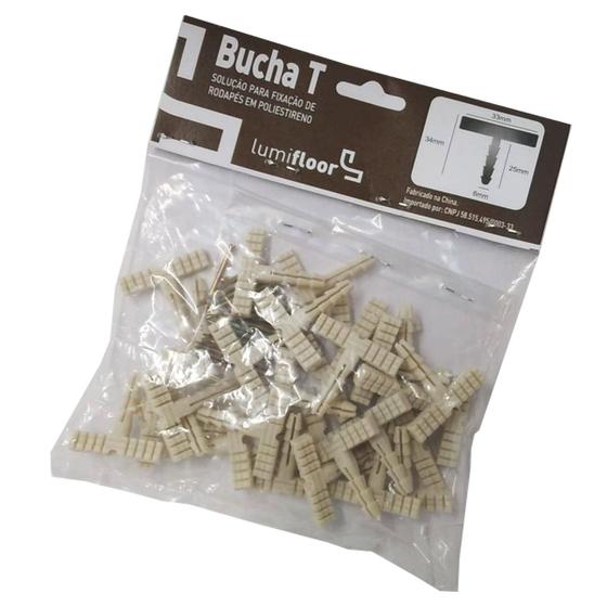 Bucha T Lumifloor em Nylon para Rodapés Guarnições - CONTRACT - Bucha ...