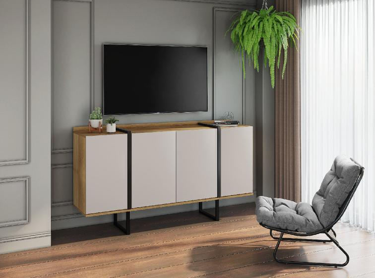 Buffet e Rack Carícia JCM Móveis Noronha Off White - JCM Movelaria ...