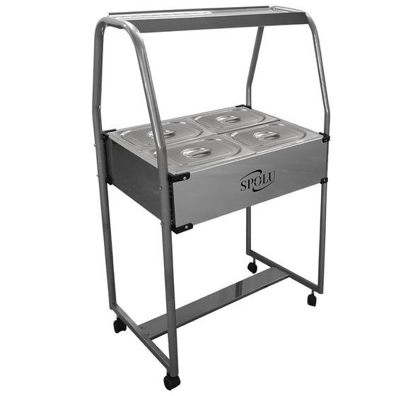 Buffet Frio para Salada Gelo-X Self Service com 04 Cubas Spolu SPL-510 ...