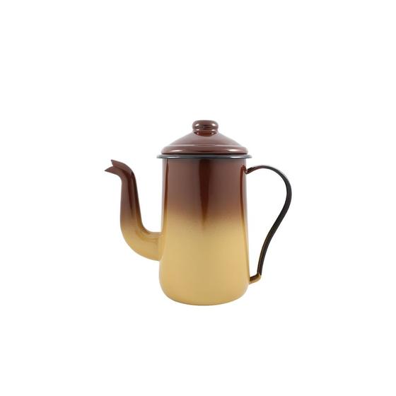 Bule Cafeteira tradicional Agata 1,5L Marrom Bege Mãe Agata - Ewel ...