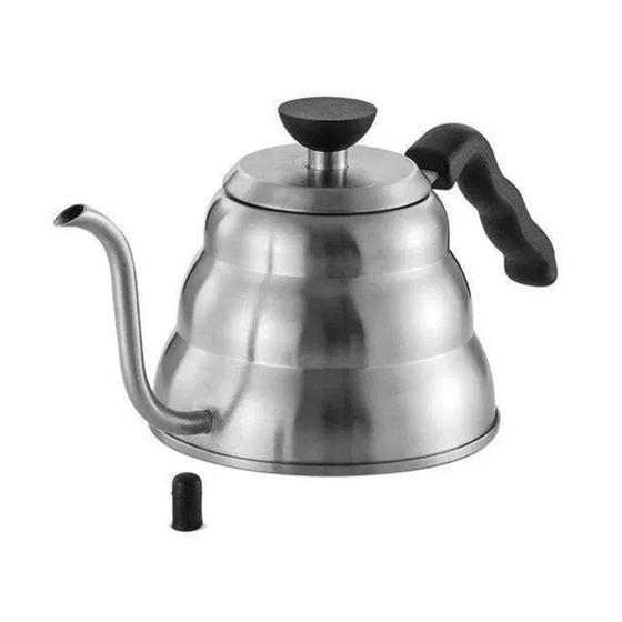 Bule Chaleira Bico Fino Pescoço de Ganso Barista Gooseneck Aço Inox 1 ...