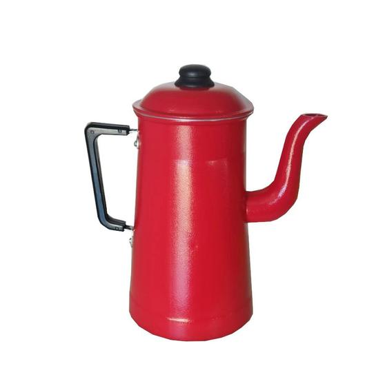 Bule De Alumínio Premium 1.5 Litros Cor Vermelho Craqueado - Extang ...
