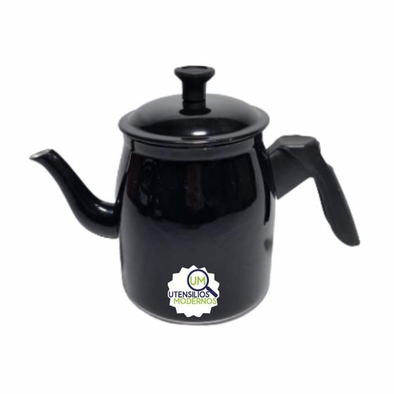 Bule em Alumínio 1 Litro Preto - Alumínio Nacional - Bules - Magazine Luiza