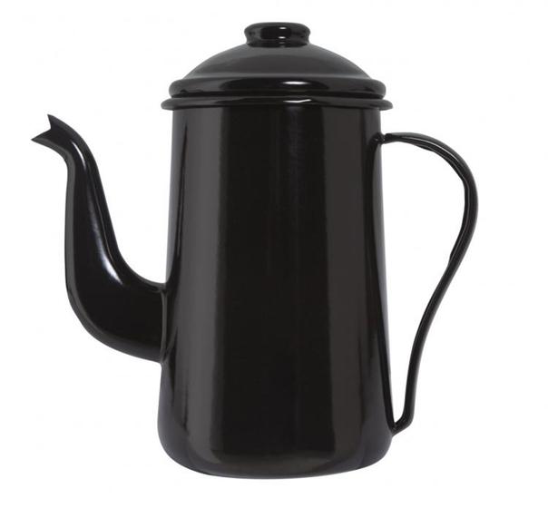 Bule Esmaltado Café Tradicional 14 1,5 Litros Preto Mãe Ágata Ewel ...