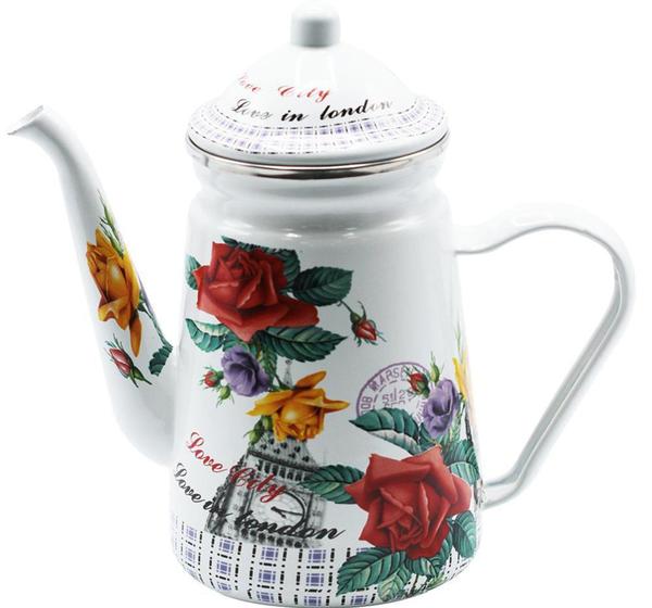 Bule Esmaltado Londres 1.2 Litros C/indução - A5 - Bules - Magazine Luiza