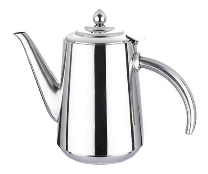 Bule Inox Para Café Ou Chá Casa/Restaurantes 1,5 Litros 20cm - GENERIC ...