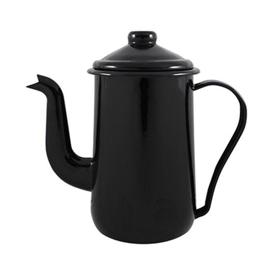 Bule Preto Esmaltado Com Tampa Luxo Para Café 1,5 L Ágata - Ewel ...