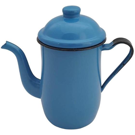 Bule Tradicional Esmaltado 900 ml Metallouça Azul - Bules - Magazine Luiza