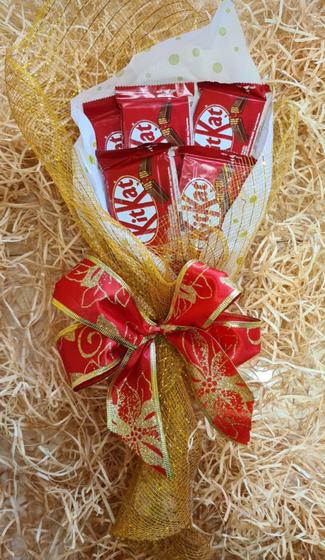 Buquê de chocolate Kit Kat - Art Paper - Kit Kat - Magazine Luiza