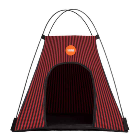 Cabana Tenda para Pet Mini Barraca Casinha Tubline Estilo Oca Cachorro ...