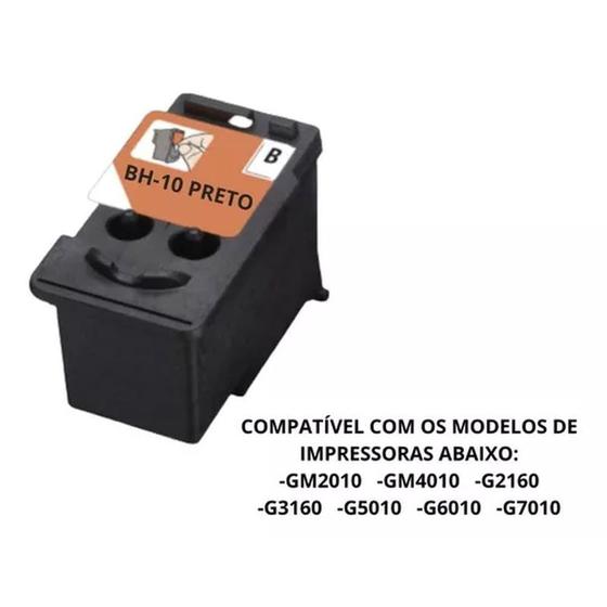 Cabeça De Impressão Canon Preta Bh-10 Gm2110 G6010 G3160 - Cartucho de ...