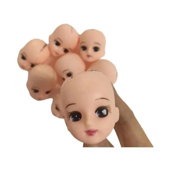 Cabeças De Boneca Licca Careca Fofas Para Crianças DIY Maquiagem ...