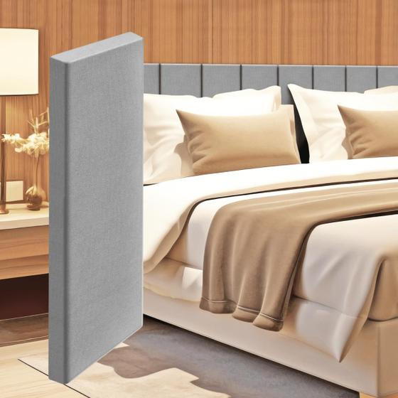 Cabeceira Cama Box Casal Modulada Estofada Kit 7 Módulos - MOVETA ...