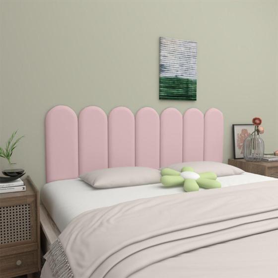 Cabeceira Solteiro Modelo Nuvem Estofada De Colar Na Parede - Expressa ...